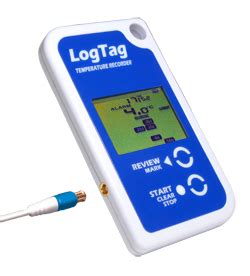LogTag Card Sized Temp Loggers With LED LCD Temperature Humidity Esis