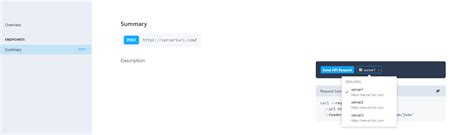 Servers Select Menu Displaying The Api Description Title Instead Of Server In Reactjs · Issue