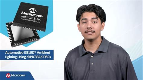 automotive iseled® ambient lighting using dspic33ck dscs with microchip