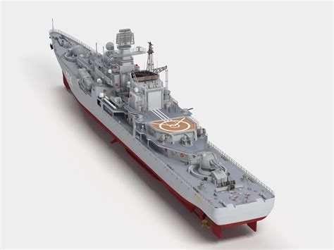 Admiral Ushakov Sovremenny Class Destroyer D Model By Pxfpxd