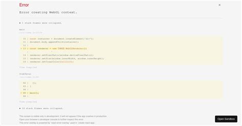 model viewer forked codesandbox