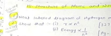 15 structure of atoms and nu filo