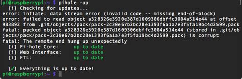 403 forbidden after pi update weird error trying to update pihole r pihole