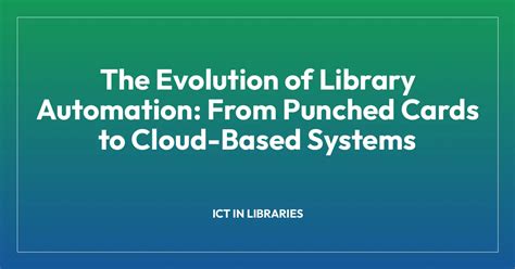 Ict In Libraries Lis Library And Information Science Academy