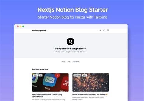 Open Source Free Next Js Blog Templates Starters