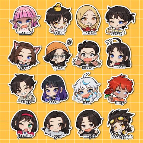 Chibi Emotes Artistsandclients