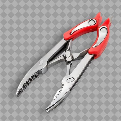 premium psd a pair of sharp scissors with a red handle
