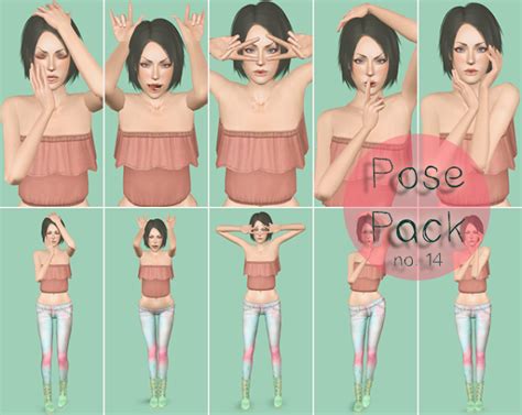 My Sims Poses Pose Pack No By Blakc