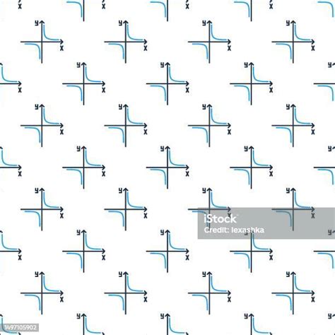 Mathematics Graph Vector Concept Colored Modern Seamless Pattern Stock Illustration Download