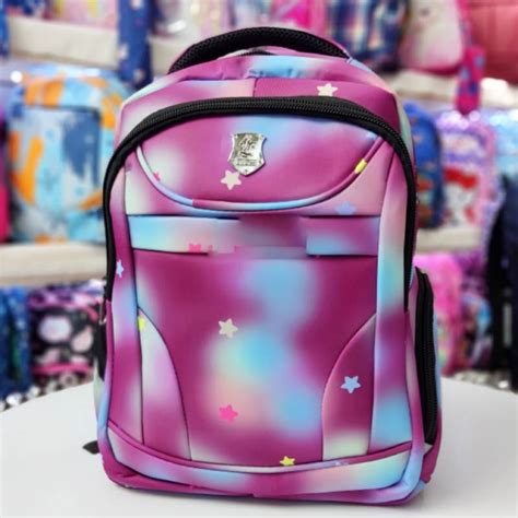 کیف کت مدرسه کوله الیاف پلی استر عروسکی جیب دار School آراد برندینگ