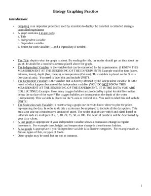 Graphing Practice Name AP Biology Summer NanoPDF Doc Template PdfFiller