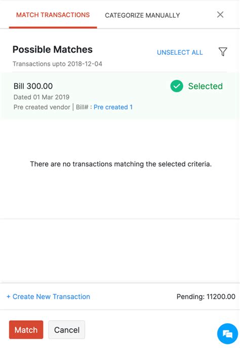 Zoho Books Categorize Transactions