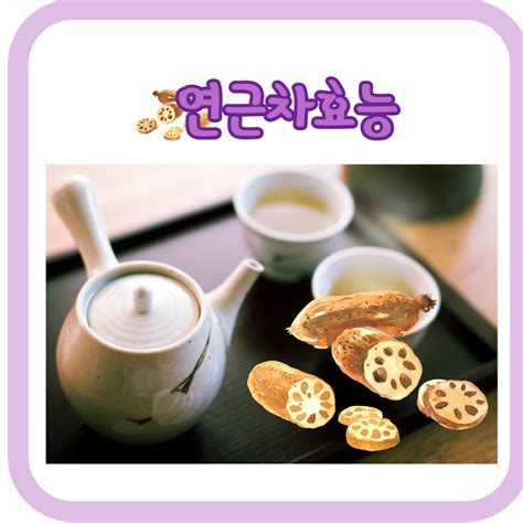 해독 다이어트 연근차 효능 20가지 Pinknamu