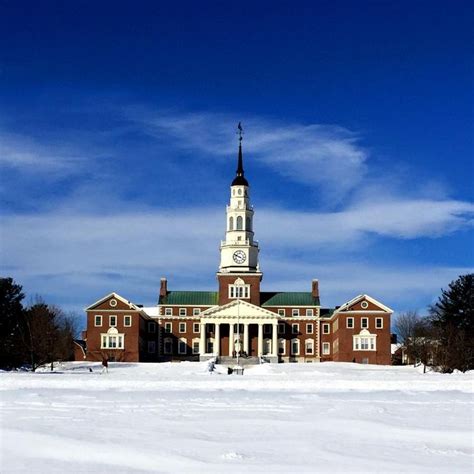 Colby College In The Snow
