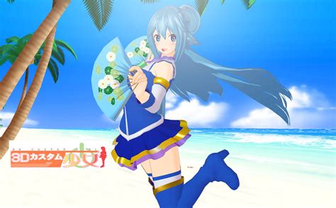 3dcustom Konosuba Aqua By Rtypr On Deviantart