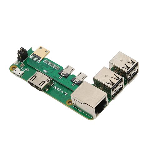 Rpi Gpio Expansion Module Board For Rpi Zero 2w Usb20 Rj45 Network