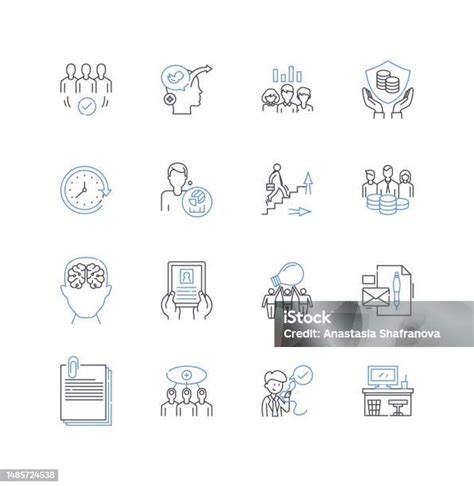 무역 파트너십 라인 아이콘 컬렉션입니다 협업 얼라이언스 파트너십 시너지 합작 투자 협력 Nerk 벡터 및 선형 일러스트레이션