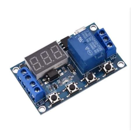V Channel Power Relay Module With Adjustable Timing Cycle EBhoot Electronics