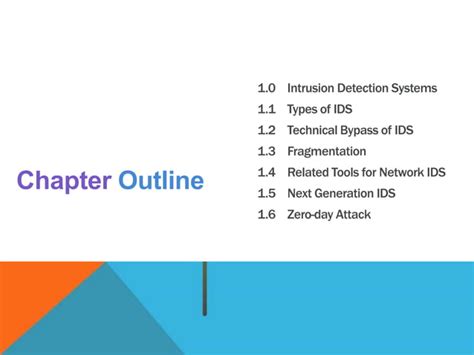 Chapter 3 Intrusion Detection Systems Part 1 Ppt