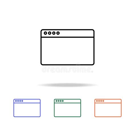 Browser Icon Elements Of Simple Web Icon In Multi Color Premium Quality Graphic Design Icon