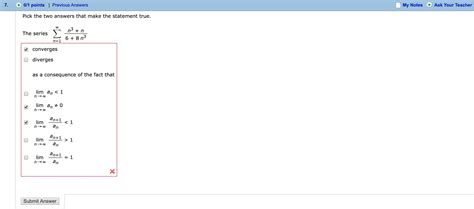 solved 7 0 1 points previous answers my notes ask your