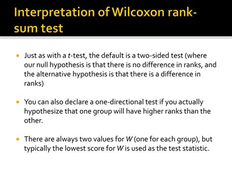 ppt looking at differences parametric and non parametric tests