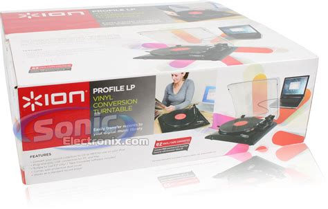ION PROFILE LP (PROFILELP) Vinyl Conversion USB-to-PC Turntable