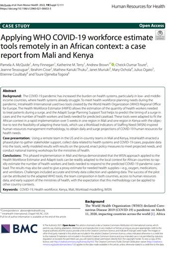 Workload Indicators Of Staffing Need Wisn