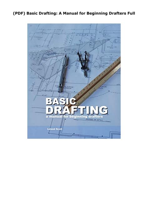 Pdf Basic Drafting A Manual For Beginning Drafters Full