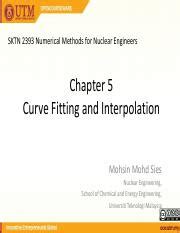 Curve Fitting And Interpolation In Numerical Methods Course Hero