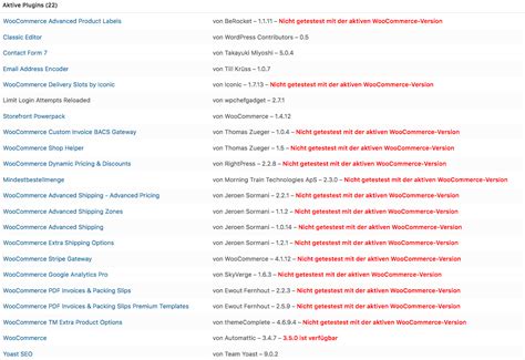 Not Tested With The Active Version On All Woocommerce Plugins Since Issue