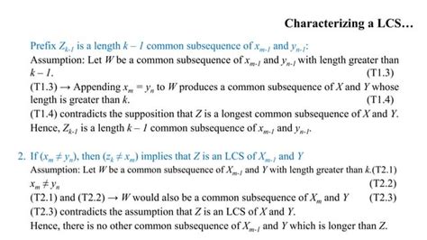 Longest Common Subsequence Ppt