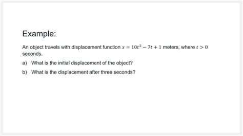 Calculus Based Kinematicspptx Calculus Based Kinematicspptx