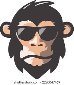 Monkey Face Vector Illustration Design Stock Vector Royalty Free 2220047469 Shutterstock