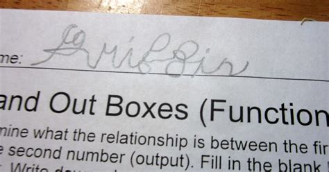 Missy Made It Cursive Writing