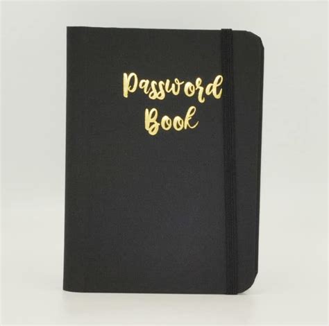 Sixstore Password Book A Z Tabbed Notebook For Internet Login Information Small Pocket Size