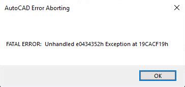 Unhandled Exception Crash In Civil D With Installed ProjectWise Integration