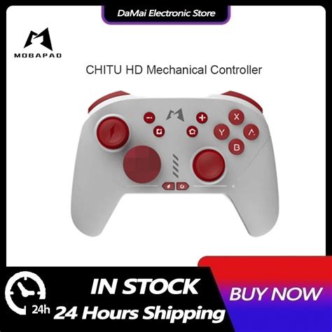 Mobapad CHITU HD Mechanical ALPS จอยสติ๊กบลูทูธเกมคอนโทรลเลอร์สําหรับ ...