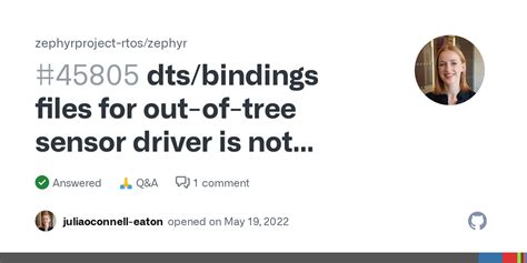 Dtsbindings Files For Out Of Tree Sensor Driver Is Not Being Included