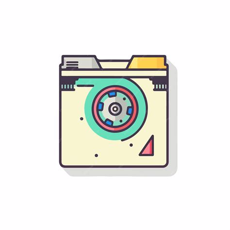 professional mouse cursor on floppy disk symbol premium ai generated vector