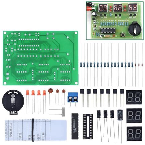 Diy Kit At89c2051electronic Clock Digital Tube Led Display Kit Electronic Module Yiwei