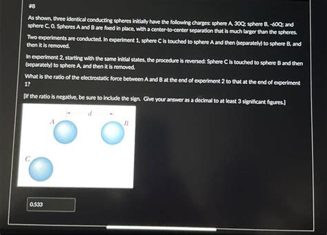 Solved As Shown Three Identical Conducting Spheres