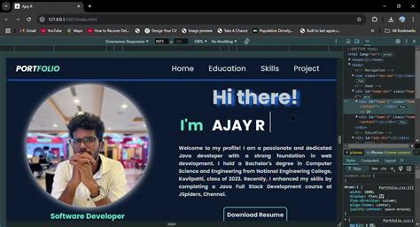 ajay r on linkedin html css javascript fresher fullstackdeveloper