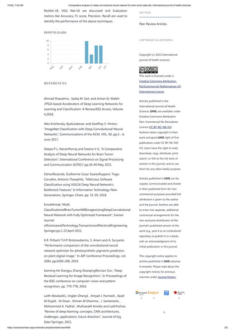 Comparative Analysis On Deep Convolutional Neural Network For Brain Tumor Data Set