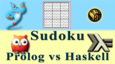 prolog vs haskell sudoku приклад з swi з бібліотекою програмування