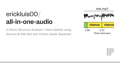 Erickluis All In One Audio Run With An API On Replicate