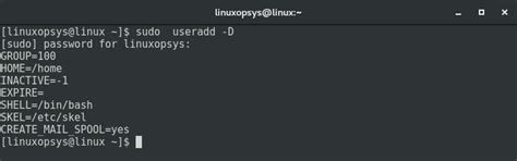 Useradd Command In Linux Options Examples