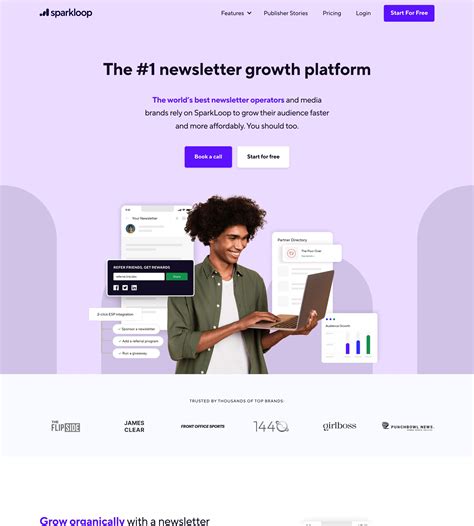 saaspo hashnode landing page