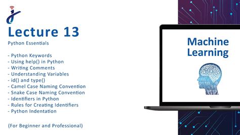 Machine Learning Lec 13 Python Essentials Urduhindi Youtube