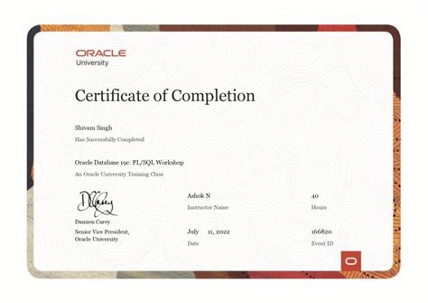 Shivam Kumar Singh On Linkedin Oracle University Sql Oracleuniversity Dev